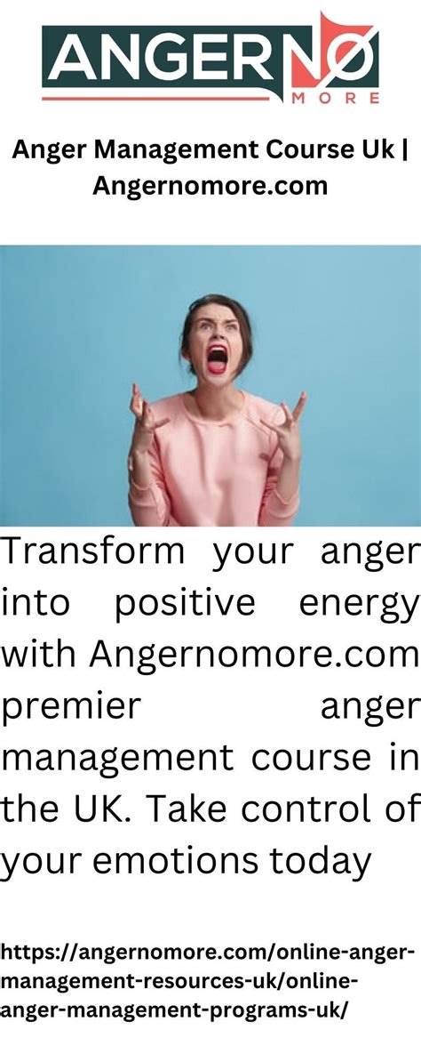 Unlocking Emotional Wellness Anger Management Online Classes In The Uk