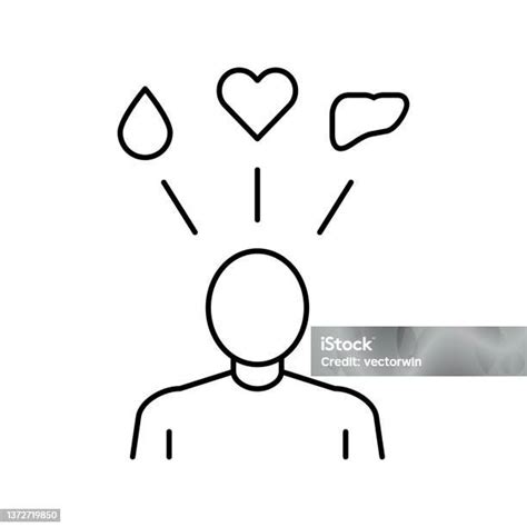 인간 필요 장기 이식 라인 아이콘 벡터 일러스트 건강관리와 의술에 대한 스톡 벡터 아트 및 기타 이미지 건강관리와 의술 구급차 기부함 Istock