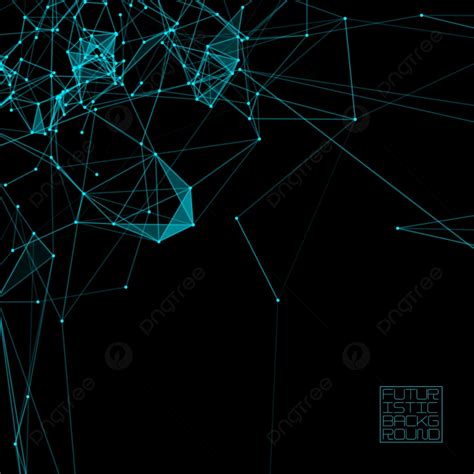 Abstract Background With Dotted Grid And Triangular Cells Networking