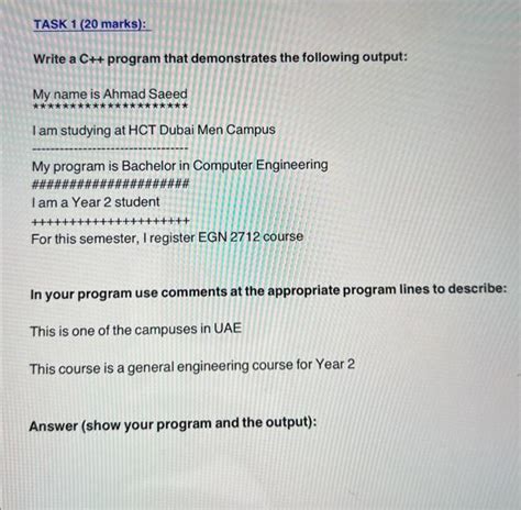 Solved Write A Cprogram That Demonstrates The Following