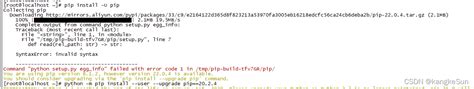 Pip升级报错：def Readrelpath Str ＞ Str Syntaxerror Invalid Syntaxpip Upgrade Syntaxerror Csdn博客