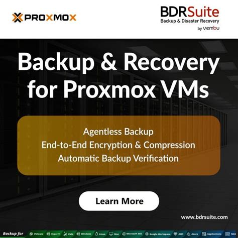 Agentless Backup And Recovery For Proxmox Virtual Machines With