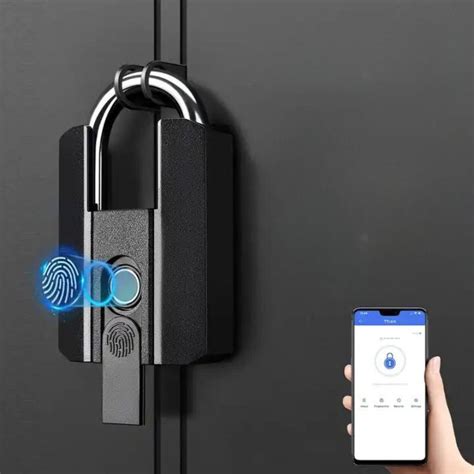 Smart Bluetooth Padlock Bluetooth Padlock And Fingerprint Padlock The Connected Shop