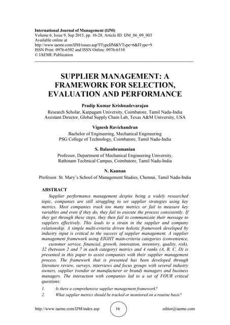 Supplier Selection Using Fuzzy Ahp Method And D Numbers Pdf