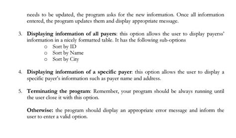 Solved The Aim Of Tax Management System Is To Provide A