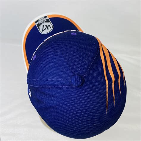 Phoenix Suns Nba 47 Brand Solo Stretch Fit Osfa Purple Orange Cap Hat