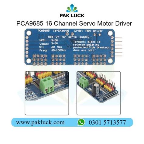 PCA9685 16 Channel Servo Motor Driver Pakluck Try Your Luck