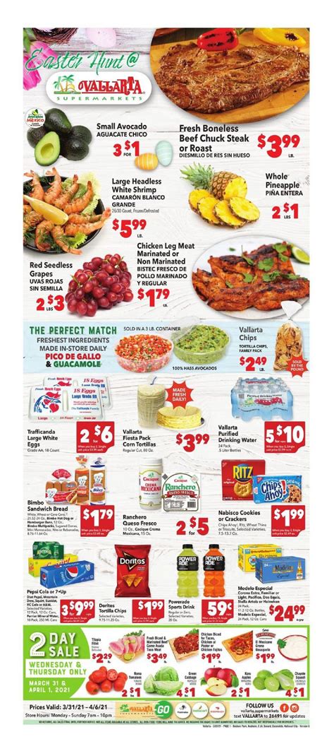 Vallarta Weekly Ad Mar 31 Apr 6 2021 Sneak Peek Preview Check More