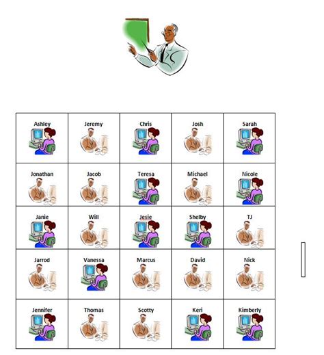 Jesie Lee Computer Lab Seating Chart