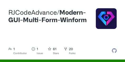 Github Rjcodeadvance Modern Gui Multi Form Winform