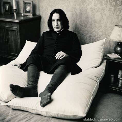Severus Snape Crawling With Amputated Legs In Plaster Casts Prompts