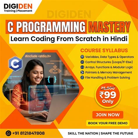 1 C Programming Hindi Course 2025 Complete Beginner Guide 🚀