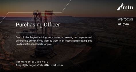 Tergel Davaa Ochir On Linkedin Hiring Procurement Construction Miningindustry