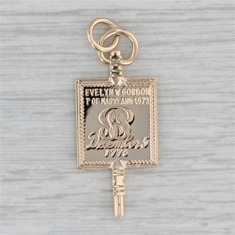 Phi Beta Kappa Key Fob 10k Gold Vintage Honor Society Fraternity