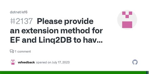 please provide an extension method for ef and linq2db to have clear