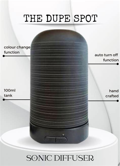 Sonic Diffuser Matte Black