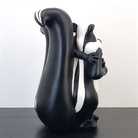 Pepe Le Pew With Penelope Pussycat Statue By Warner Bros