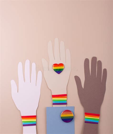 Pride Month Concept With Lgbtq Flag Stock Image Image Of Rainbow