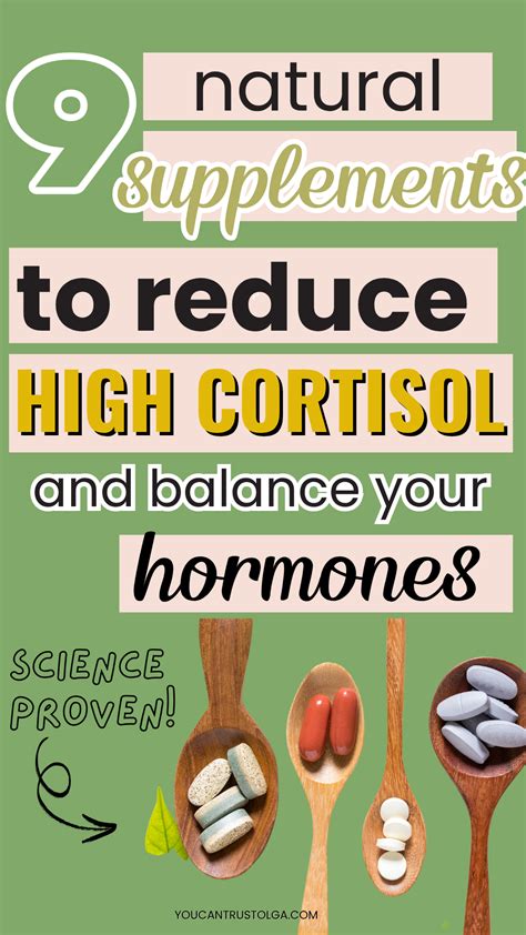 9 Natural Supplements For High Cortisol Stress And Belly Fat Relief
