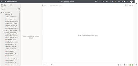 Insert Row Column In Between Sections In The OAC Workbook Oracle