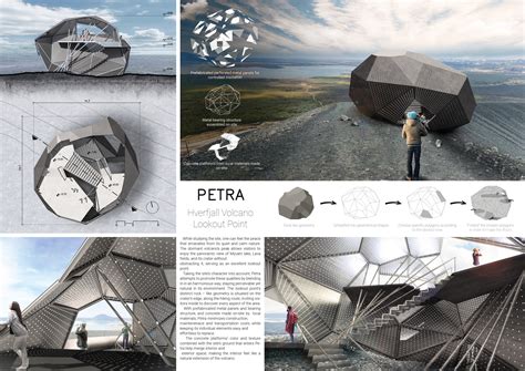 Architecture Project Polygonal Structure With Perforated Metal Panels Offering Elevated Views