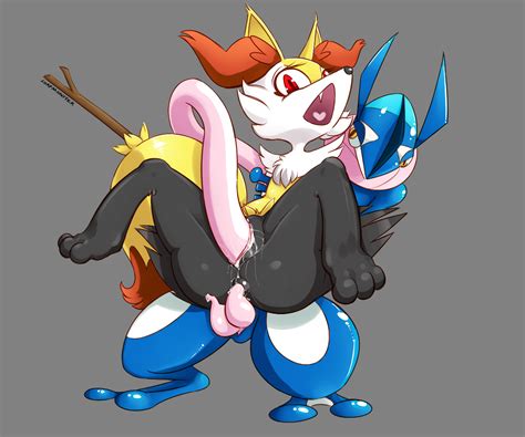 Post Braixen Greninja Porkyman Digitalkaiju