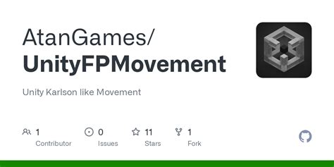 GitHub AtanGames UnityFPMovement Unity Karlson Like Movement