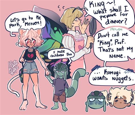 Hunter X Hunter Chimera Ant Meruem X Komugi Fanart Meruem And Komugi