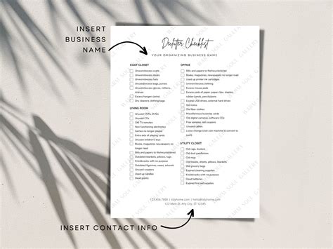 Decluttering 2023 Chart Printable Declutter List Week Declutter