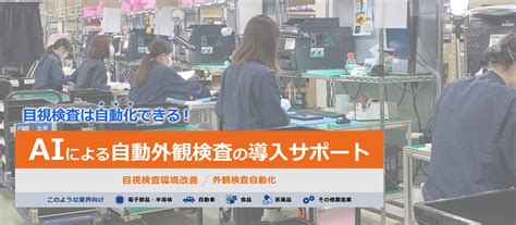 Aiによる自動外観検査の導入サポート目視検査環境改善外観検査自動化｜ccs：シーシーエス株式会社