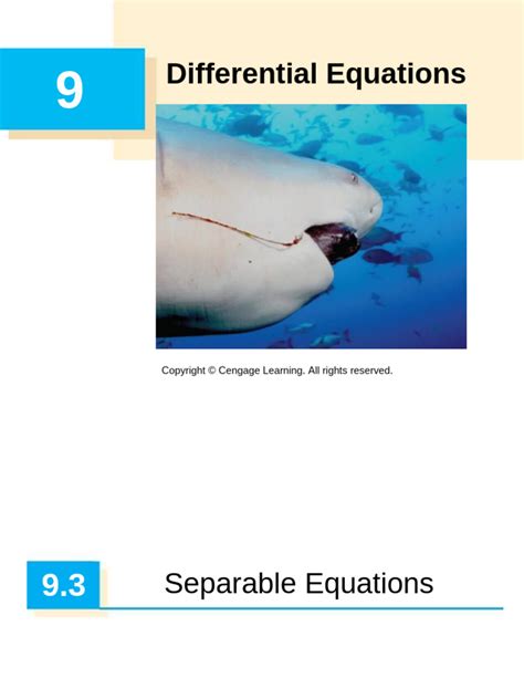 9 3 Differential Equation Pdf Equations Mathematical Objects