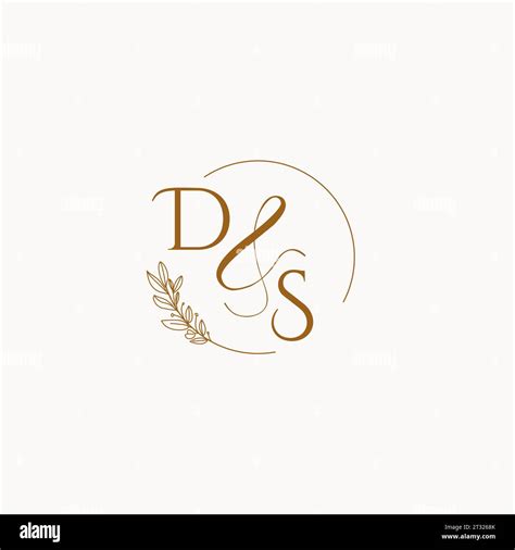 Ds Initial Wedding Monogram Logo Design Ideas Stock Vector Image And Art Alamy
