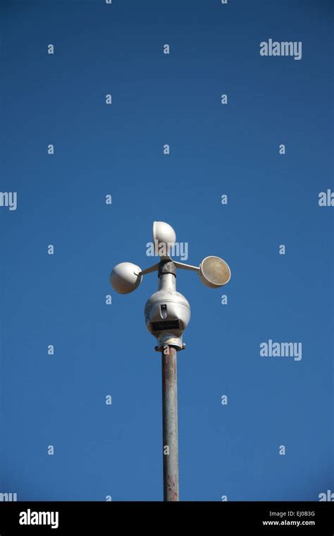 Anemometer Meteorology Anemometer Wind Speed Wind Power Stock Photo Alamy