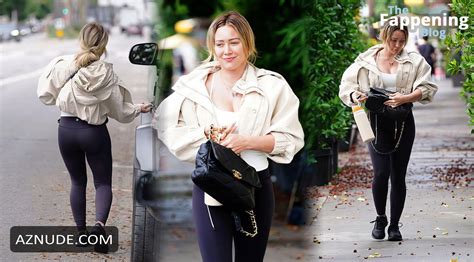 Hilary Duff Gets Caught In The Camera Spotlight After Gym Session In Studio City AZNude