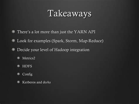 Building Applications On Yarn Ppt