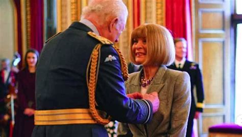 King Charles Honours Vogue Magazines Editor In Chief Dame Anna Wintour