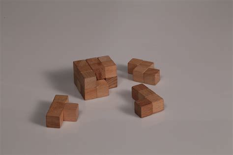 Wood Soma Cube Etsy