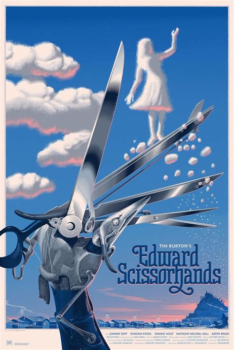 Edward Scissorhands Artist Laurent Durieux Movie Poster Art Poster