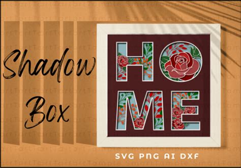 Space Shadow Box Rocket Shadow Box Svg Graphic By Smarttemple