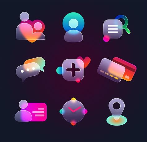 Free Vector Mobile Ui Kit For Music Application Glassmorphism Mobile