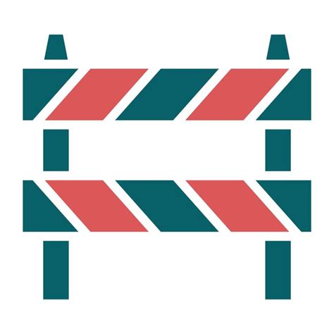 Premium Vector Barrier Icon Style