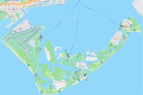 Toronto Islands Map Road Inspired