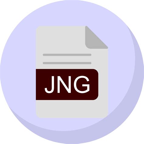 Jng File Format Flat Bubble Icon 44194062 Vector Art At Vecteezy