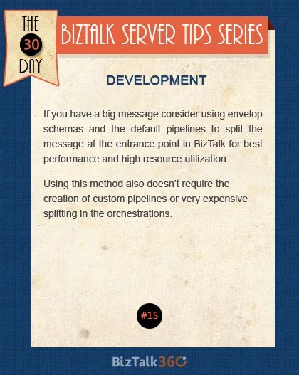 Biztalk Server Tip 15 Split Big Messages In Receive Pipeline