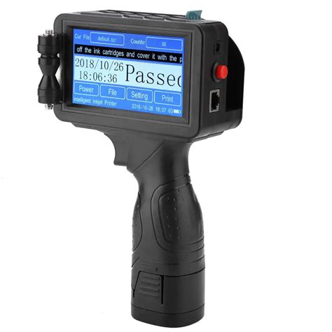 M Intelligent Handheld Inkjet Printer Date Logo Coder Touch Screen Coding Machine CN Plug V