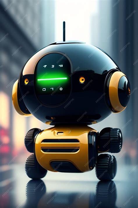 Premium Ai Image A Robot With A Clock That Says Time On It