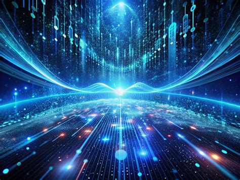 A Droneseye View Of Abstract Binary Code Exploring The Futuristic Landscape Of Artificial