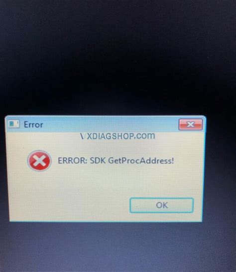 solved vxdiag vcx nano sdk errors