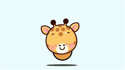 Giraffe Animation Stock Video Footage For Free Download
