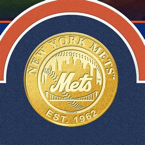 Highland Mint New York Mets World Series Champs Stadium Bronze Coin 13